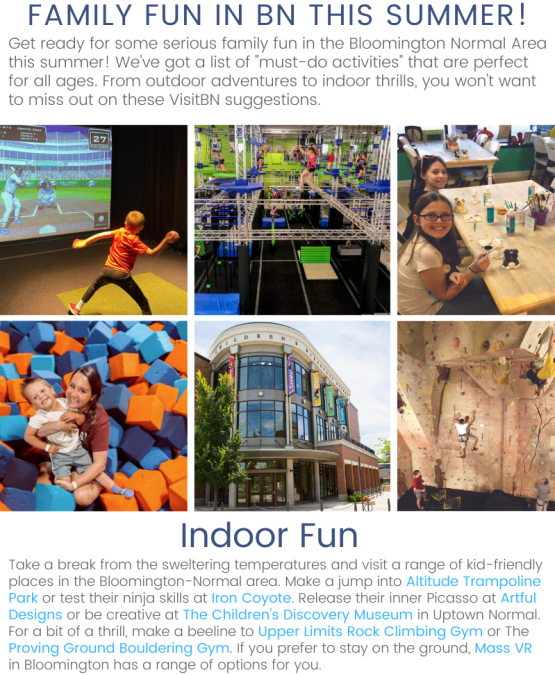 Summer Family Fun in the Bloomington-Normal Area - Bloomington-Normal ...