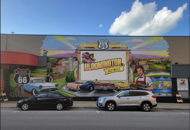 Route 66 Murals - Bloomington-Normal, Illinois